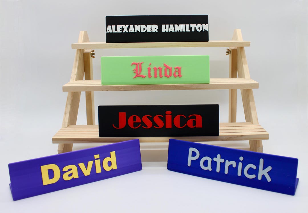 3D Printed Personalized Name Plate - Etsy