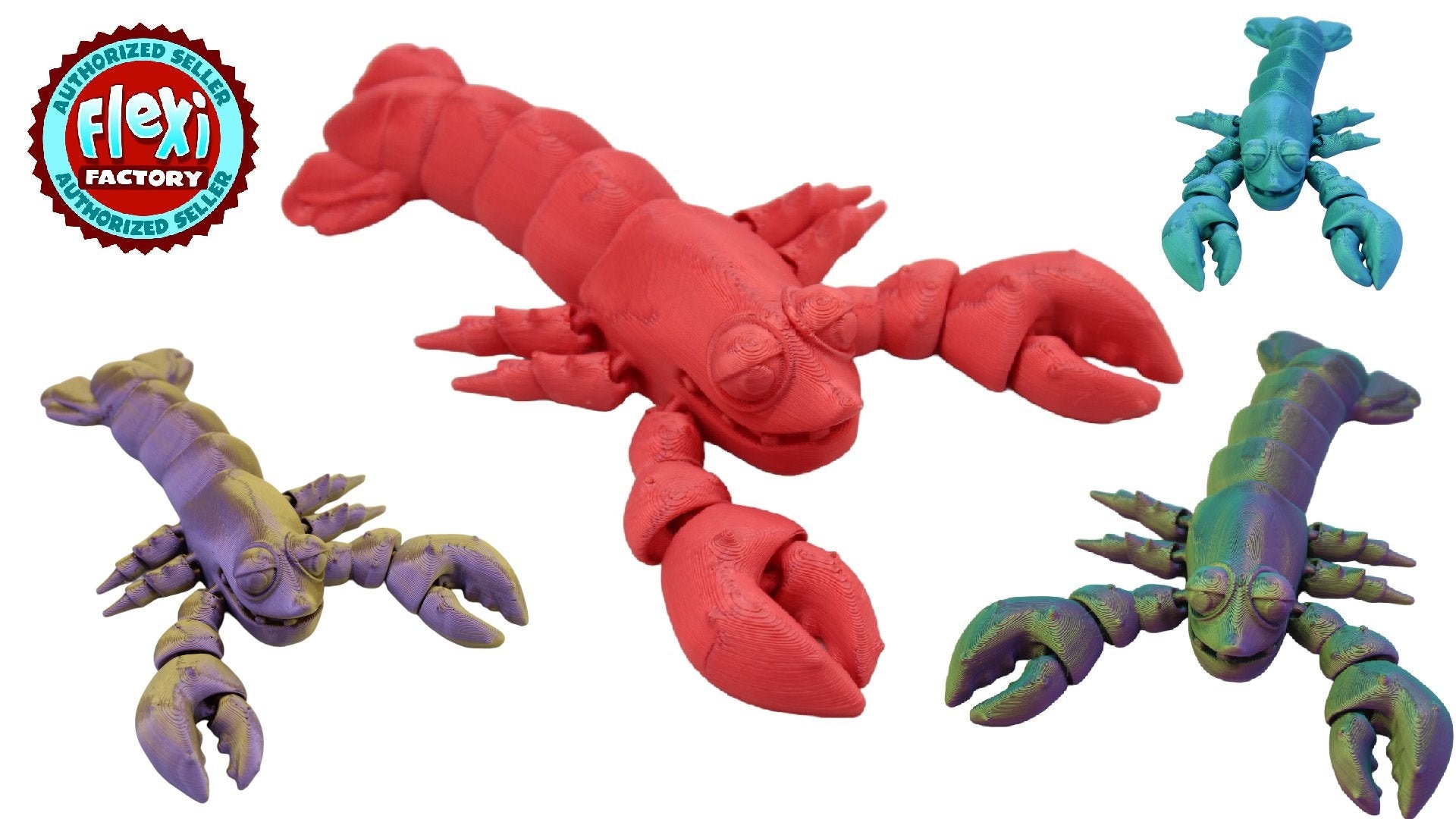 Lazy Lobster Articulated Fidget Toy - Etsy