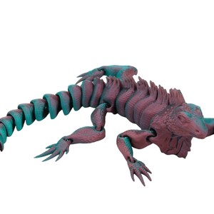 Articulated Iguana Fidget Toy, Stress Relief Toy, Desk Decoration ...