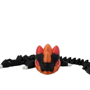 Punk Dragon Fidget Toy 3D Printed Articulated Dragon - Etsy