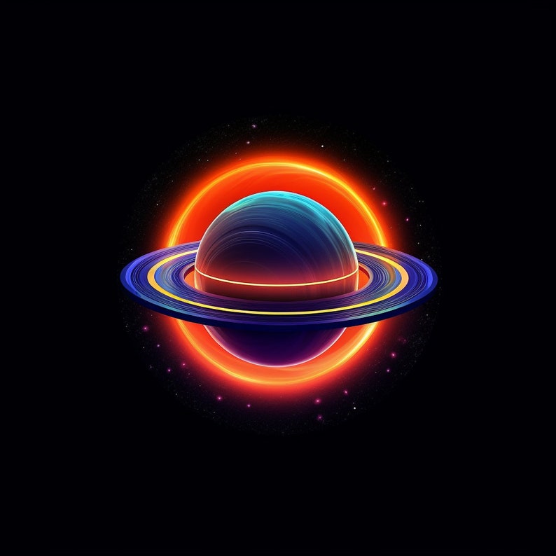 Saturn Logo - Etsy