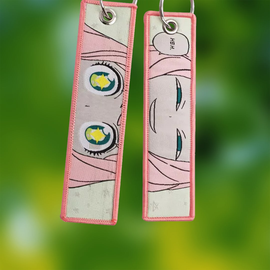 Embroidered Anime Jet Tag / Anime Keychain - Etsy