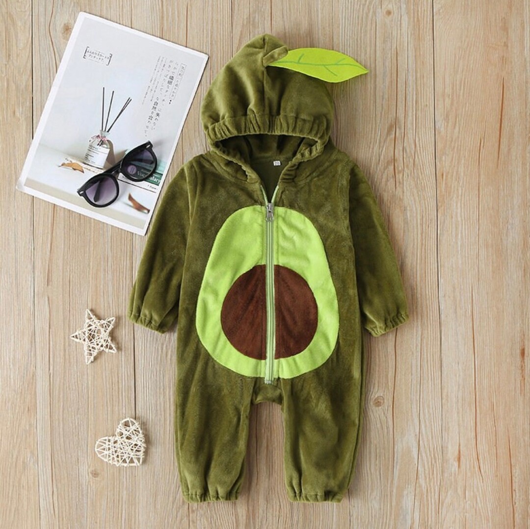 Avocado Costume for Baby Avocado Pjs for Baby Avocado Outfit - Etsy