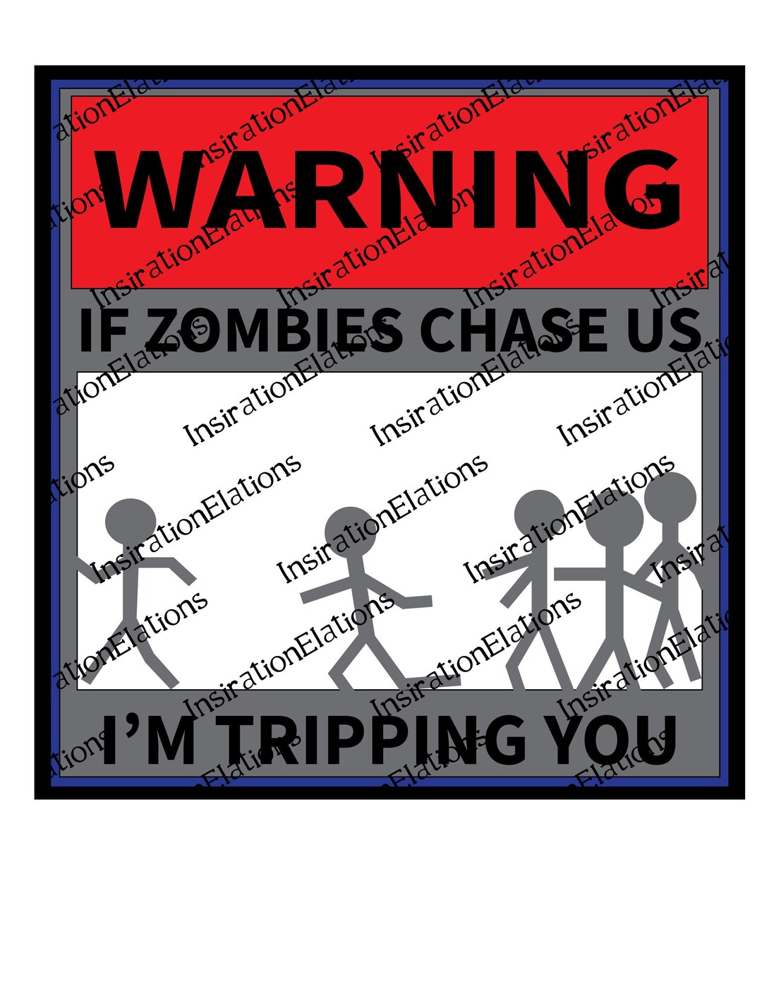 Zombie, Zombies, Warning, PNG, SVG, Sublimination, I'm Tripping You - Etsy