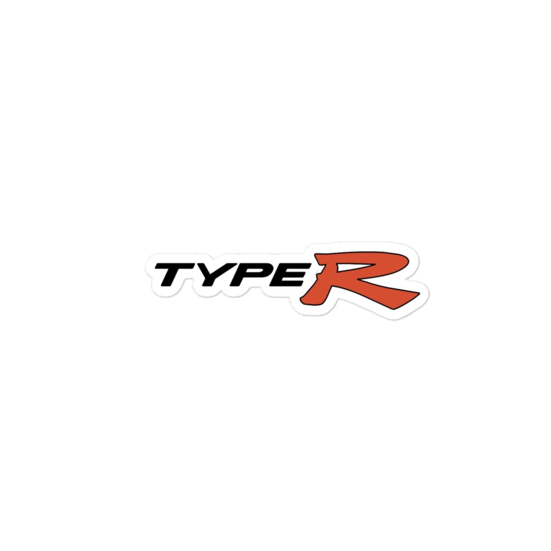 Honda Type R Sticker Black - Etsy