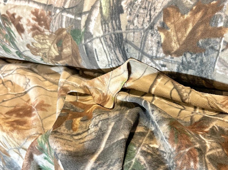 Realtree Apg Polar Fleece Soft Fabric Anti-pill Hunting Camouflage by ...