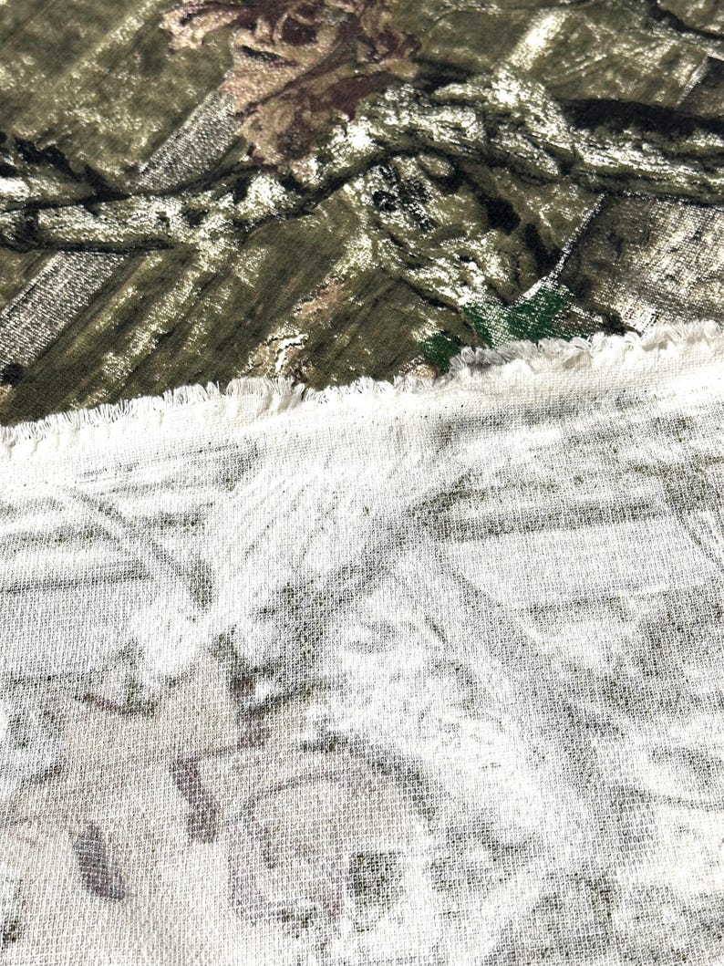 Mossy Oak Break up Ripstop Knit 2 Way Stretch Fabric Camouflage 58 ...