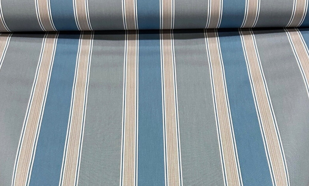Sunbrella Shade Outdoor Waterproof Fabric Baycrest Sky 4992-0000 47 ...