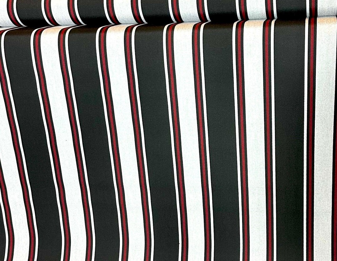 20 Yards Sunbrella Shade Outdoor Waterproof Fabric Hatteras Raven 4989 ...