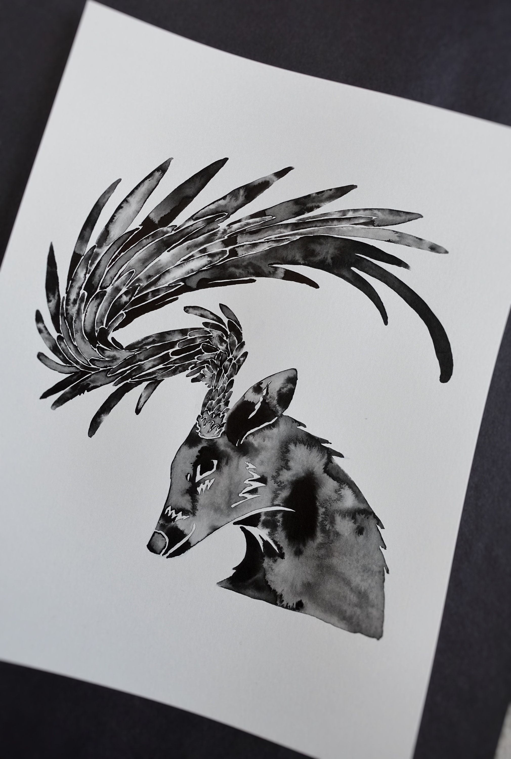 Acceptance - Ink Art Print - Etsy