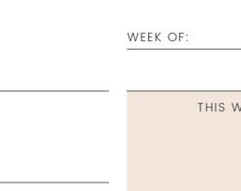 Daily Routine Planner Personal 2 Page Undated Printable Insert Habit ...