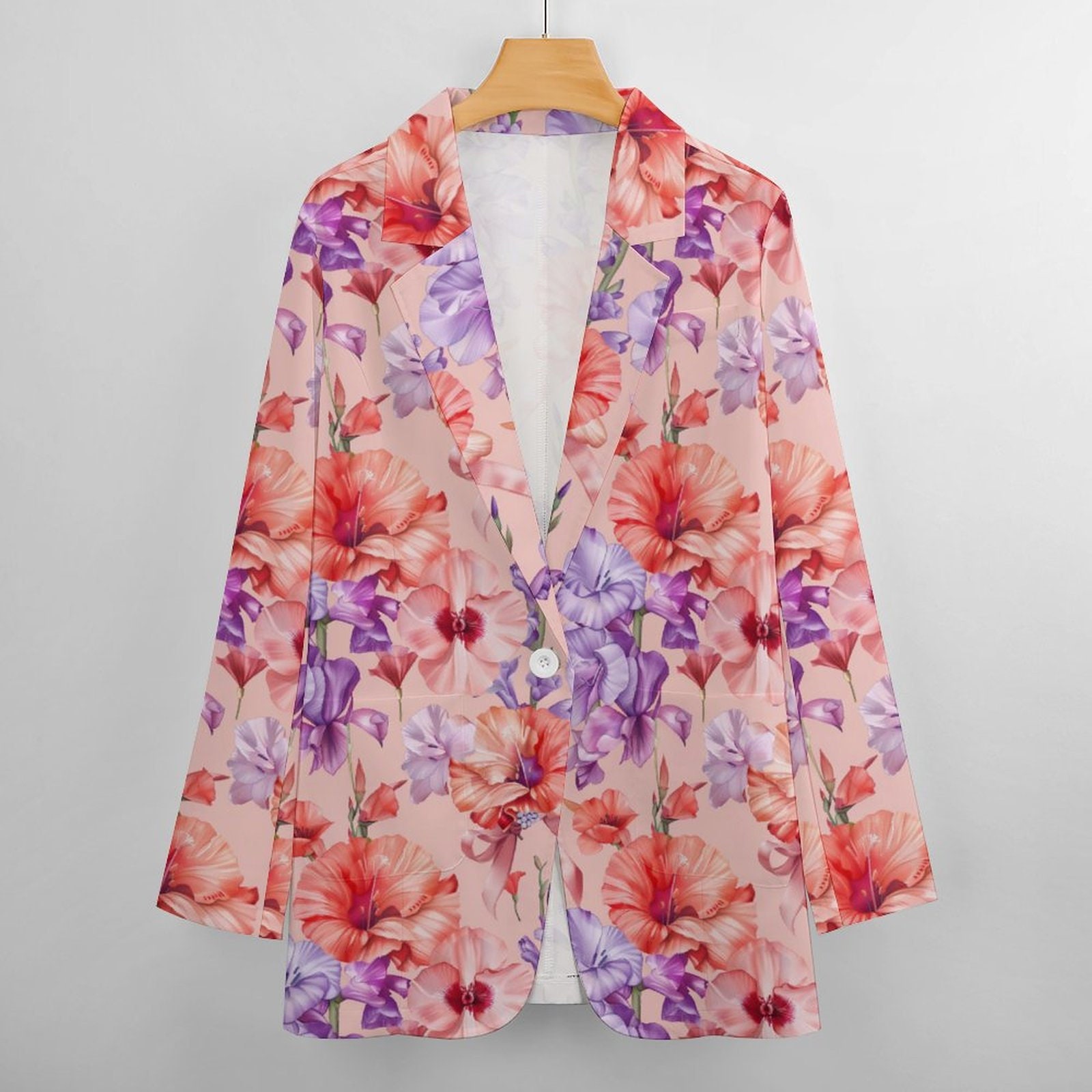 August Blooms: Birth Month Flowers Blazer - Etsy