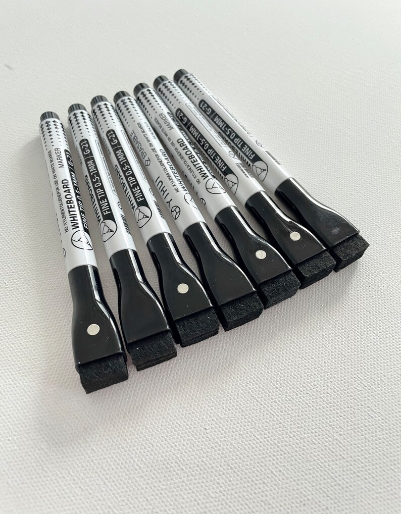 Refrigerator Board Marker Fine Tip Black Whiteboard Marker Acrylic ...