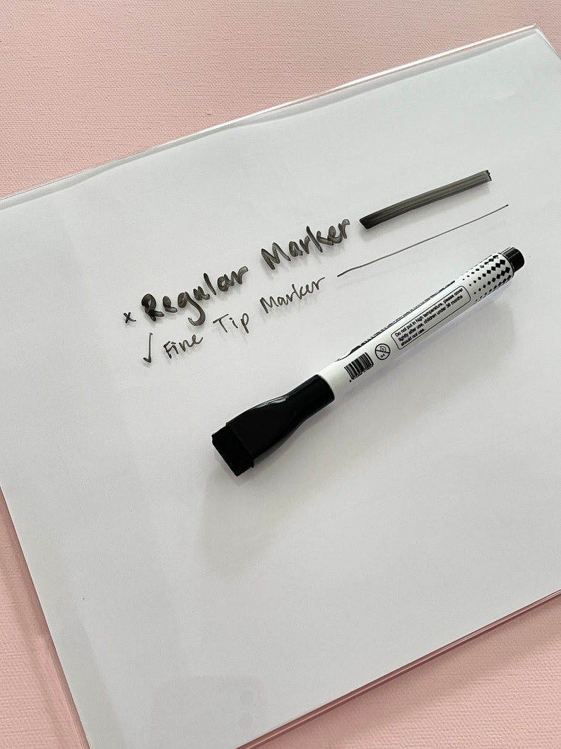 Refrigerator Board Marker Fine Tip Black Whiteboard Marker Acrylic ...