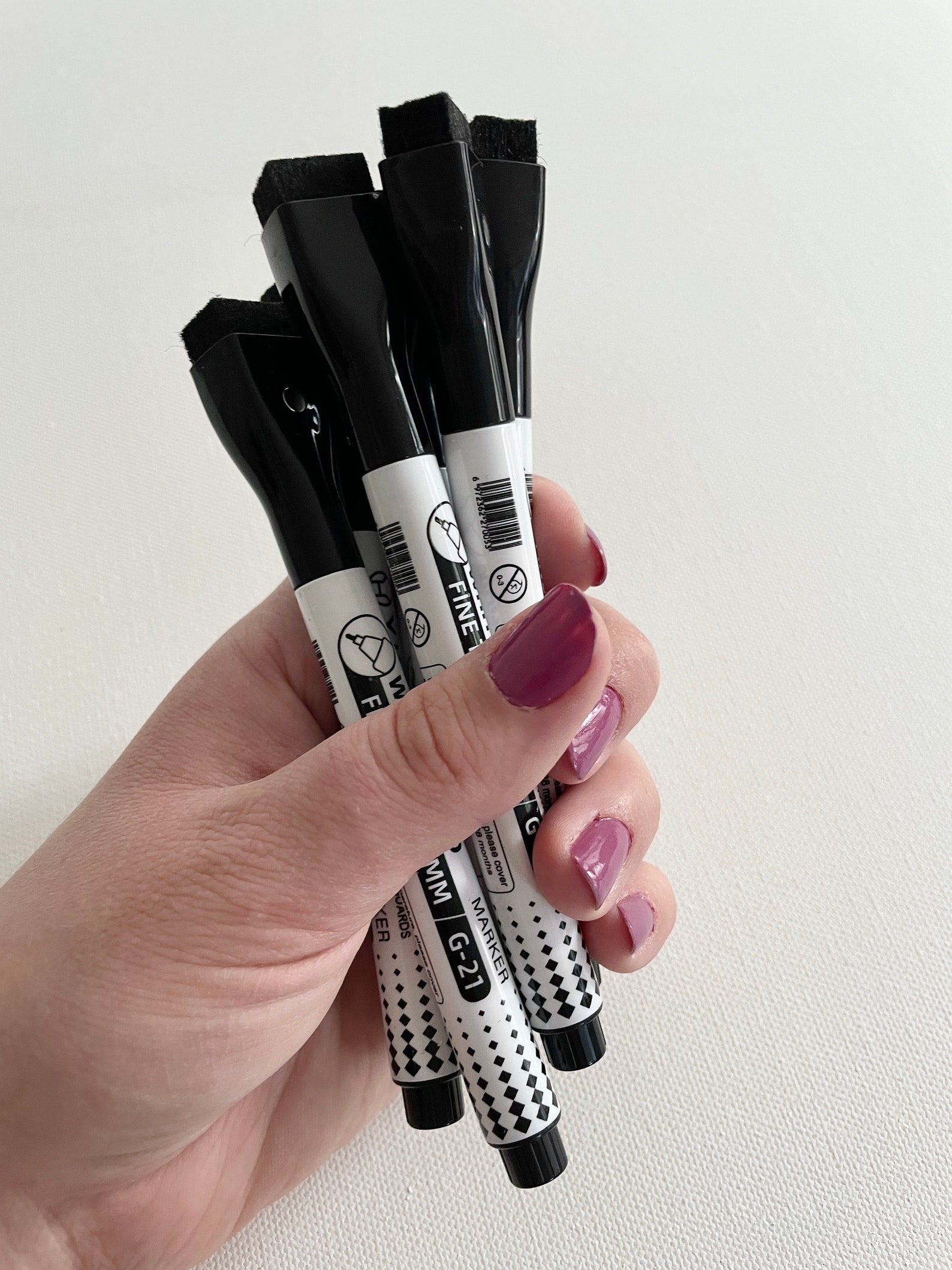 Refrigerator Board Marker Fine Tip Black Whiteboard Marker Acrylic ...