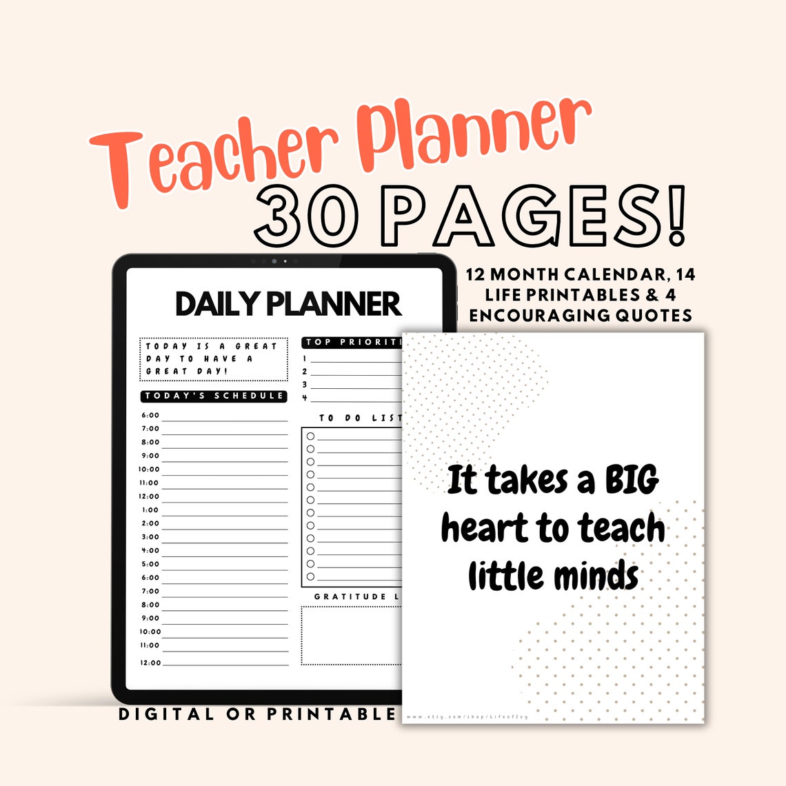 Classroom Wall Calendar Printable School Year Calendar Bundle - Etsy