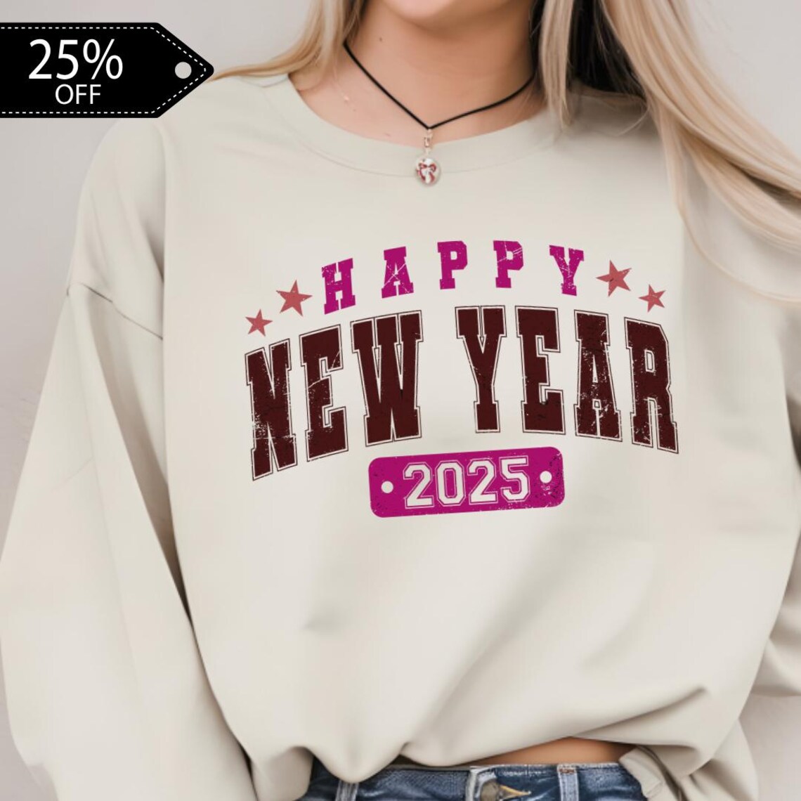 Happy New Year Sweatshirt, 2025 Hoodie, Girls New Year Trip Hoodie ...