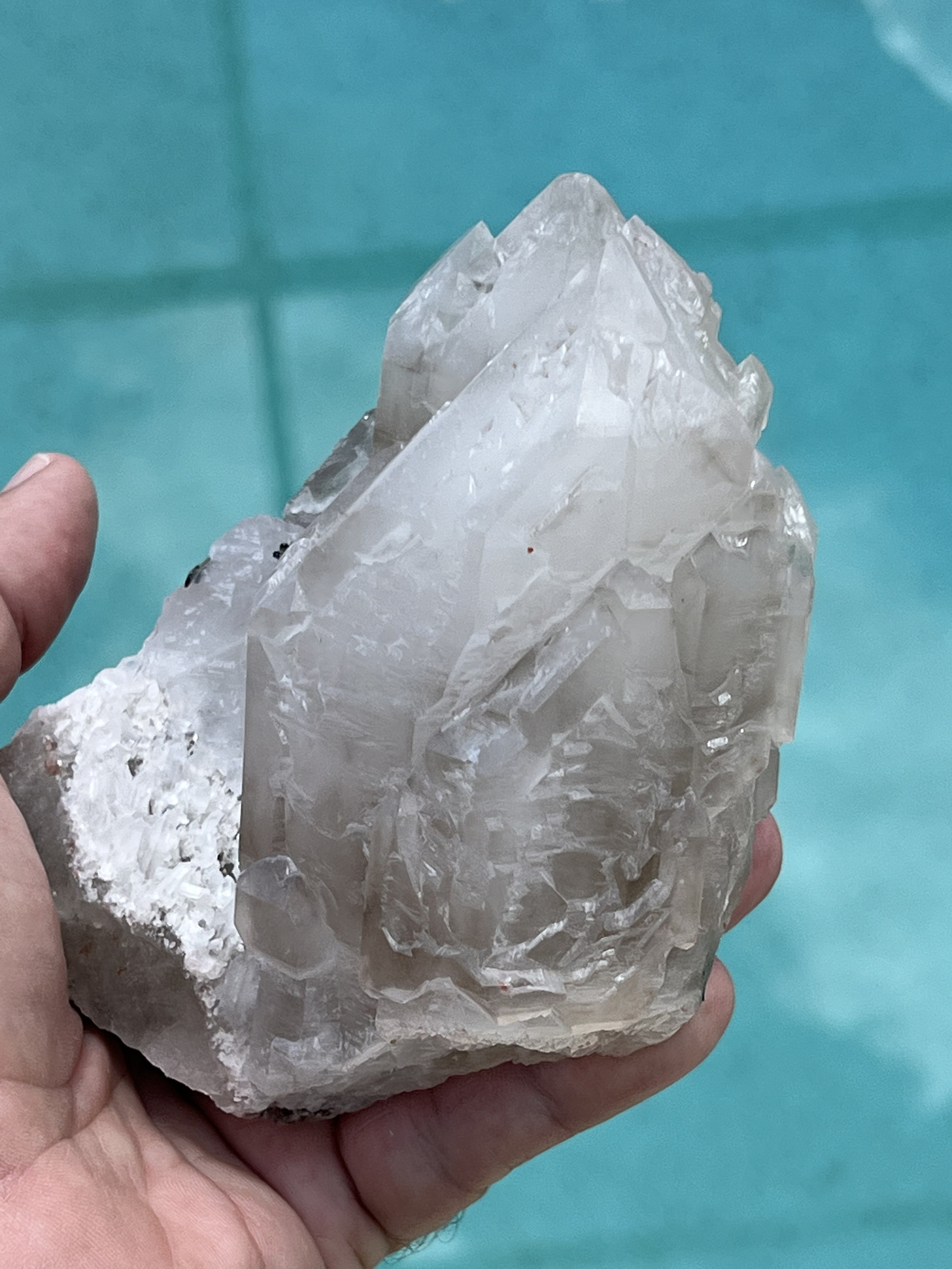 Cathedral Quartz Crystal: Alligator Quartz Matrix With Green Tourmaline ...