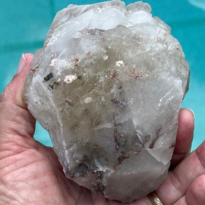 Cathedral Quartz Crystal: Alligator Quartz Matrix With Green Tourmaline ...