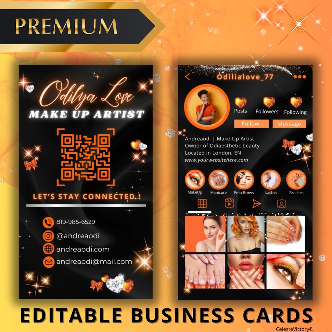 Ig Cards Ig Template IG Template Business Card IG - Etsy