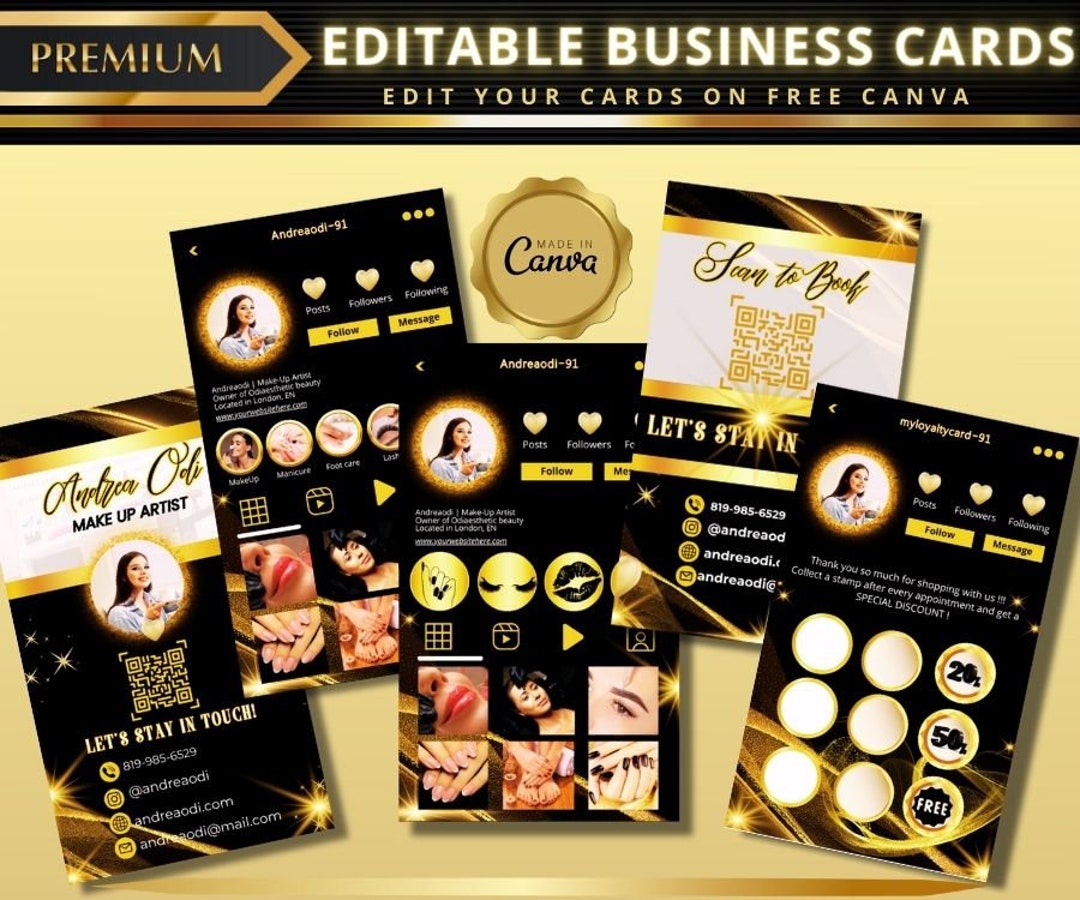 Ig Cards Ig Template IG Template Business Card IG Business Card ...