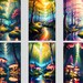 Fantasy Magical Forest Digital Paper Bundle, 18 PNG, Commercial Use ...