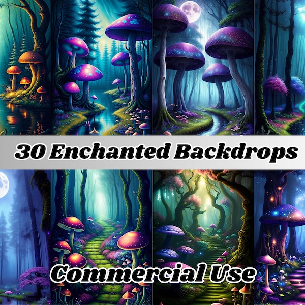 Enchanted Forest Backdrop - Etsy