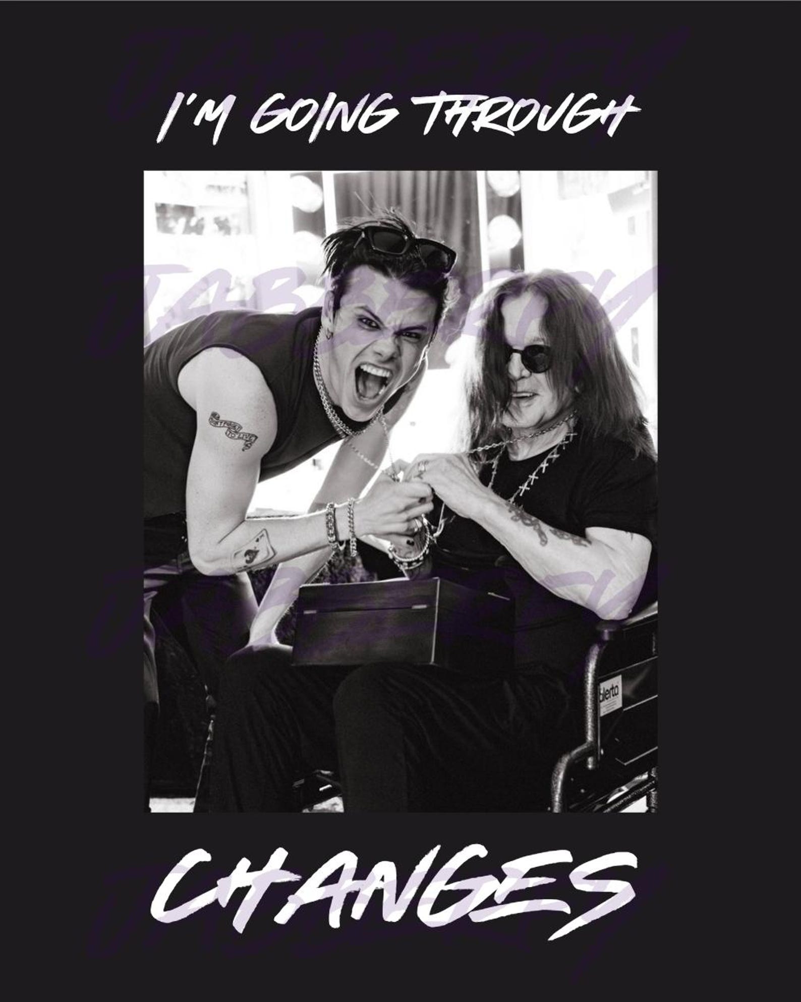 Ozzy & Yungblud Going Through Changes PNG File for Instant Download - Etsy