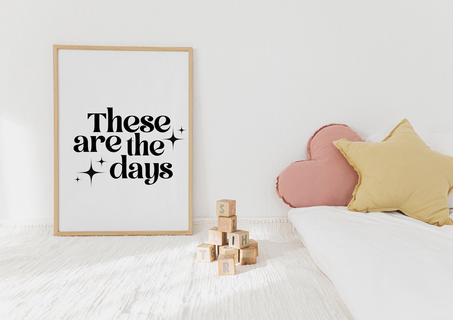 These Are the Days PNG + SVG Typography Printable, Wall Art Prints ...