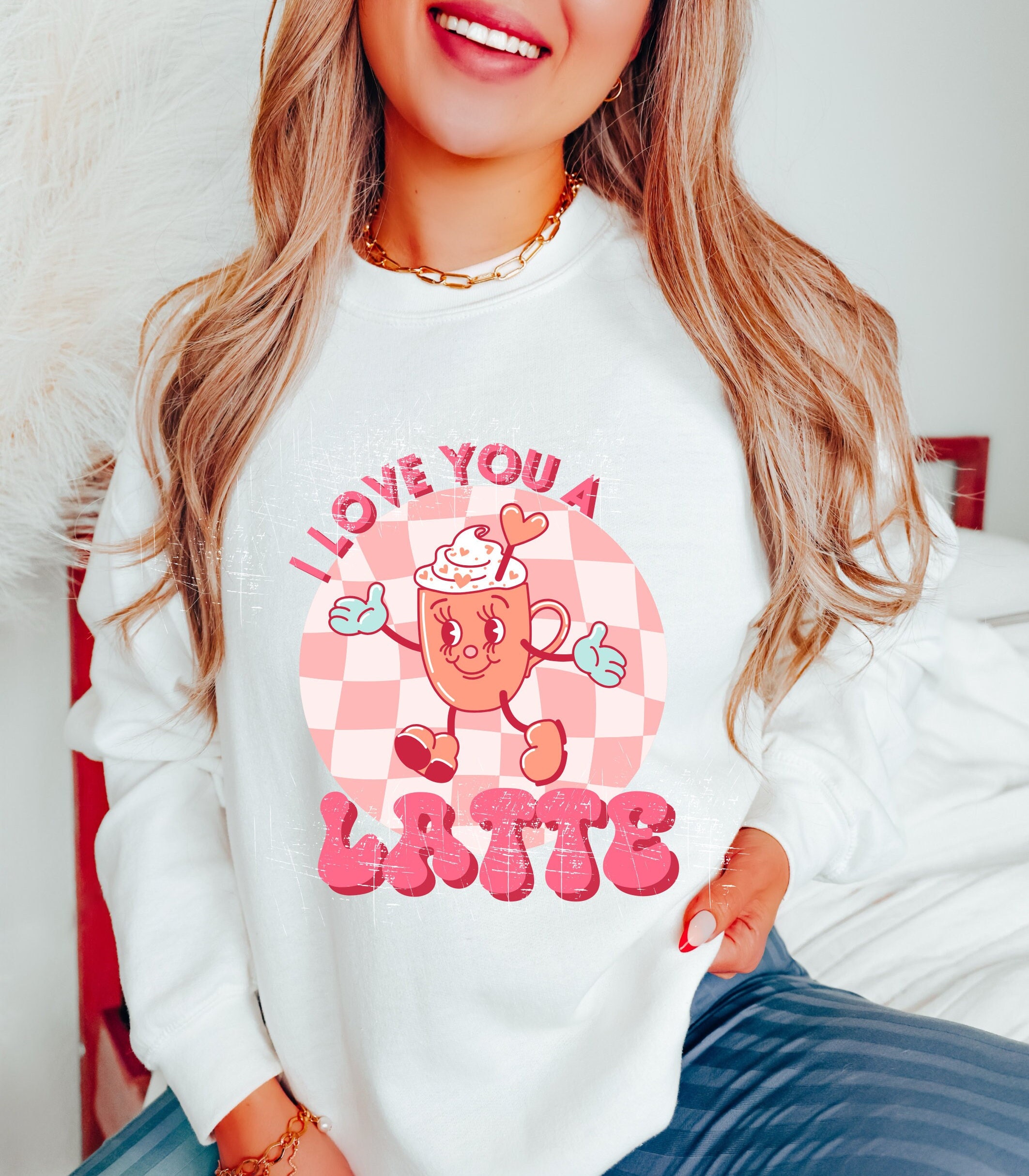 Love You a Latte PNG + SVG Coffee, Valentine’s Day Digital Design ...