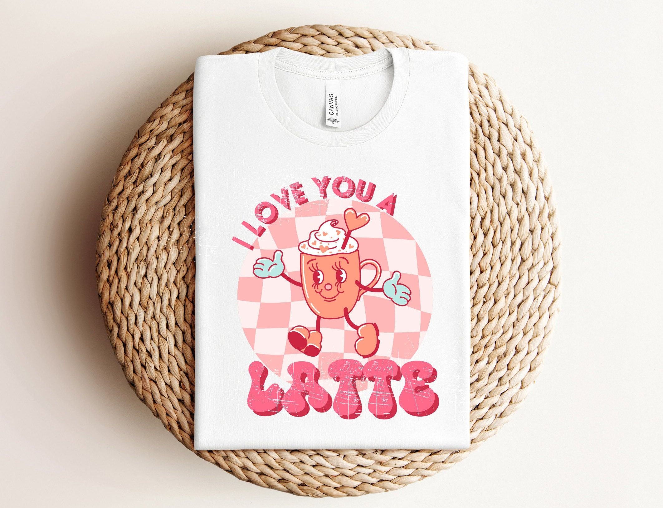 Love You a Latte PNG + SVG Coffee, Valentine’s Day Digital Design ...