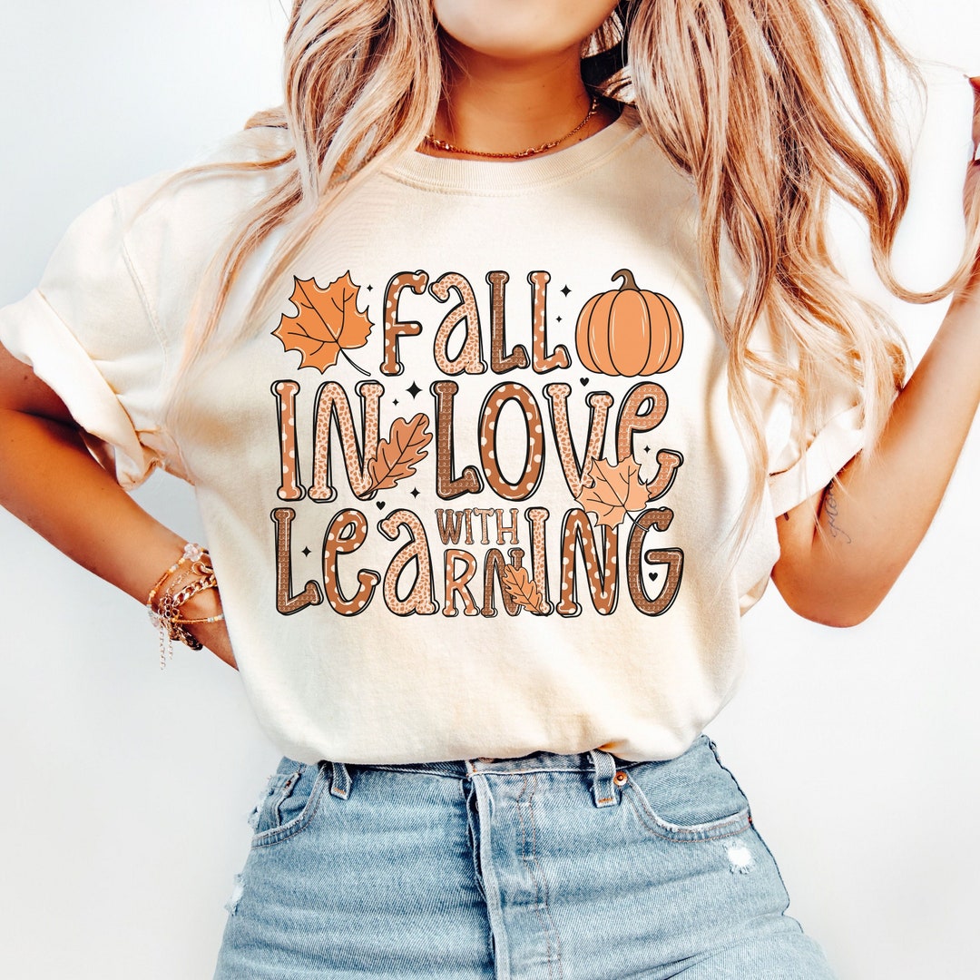 Fall Teacher Shirt: Comfort Colors Back to School Thanksgiving Tee - Etsy