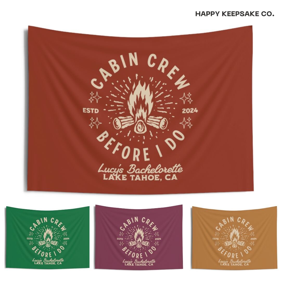 Cabin Crew Bachelorette Party Decor, Camp Bachelorette Sign, Custom ...