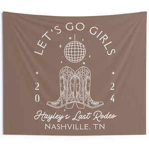 Last Rodeo Bachelorette Banner: Disco Cowgirl Party Decor - Etsy