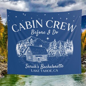 Custom Cabin Crew Bachelorette Party Banner: Apres Ski Lodge Decor - Etsy