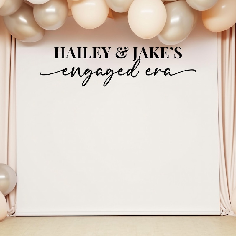 Engagement Backdrop - Etsy