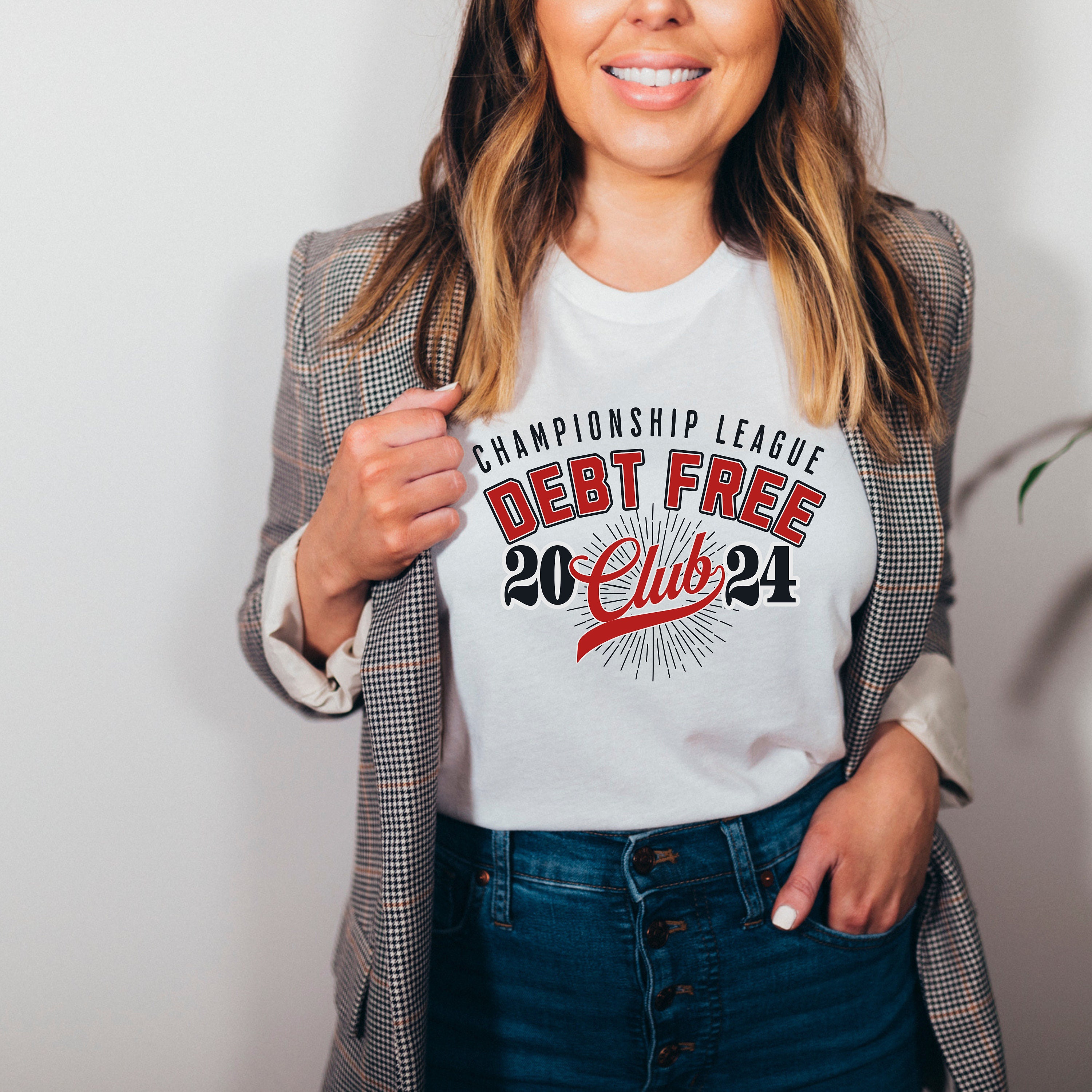 Debt Free T-shirt, Debt Snowball Tee, Financial Goals Gift, Budget ...