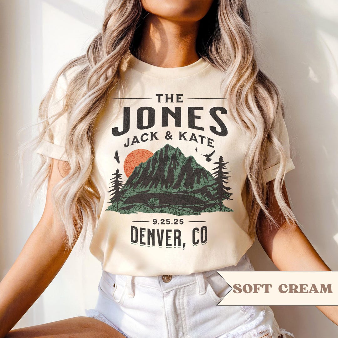 Custom Wedding Location T-shirts: Bridal Party Matching Trip Clothes - Etsy
