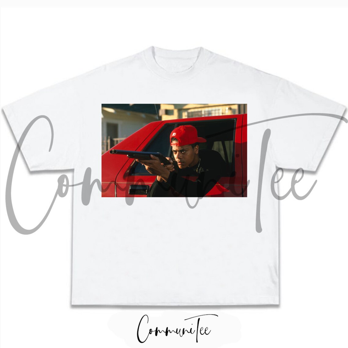 Boyz N the Hood Rap Tee Big Face Head Vintage 90s Style Graphic Hip Hop ...