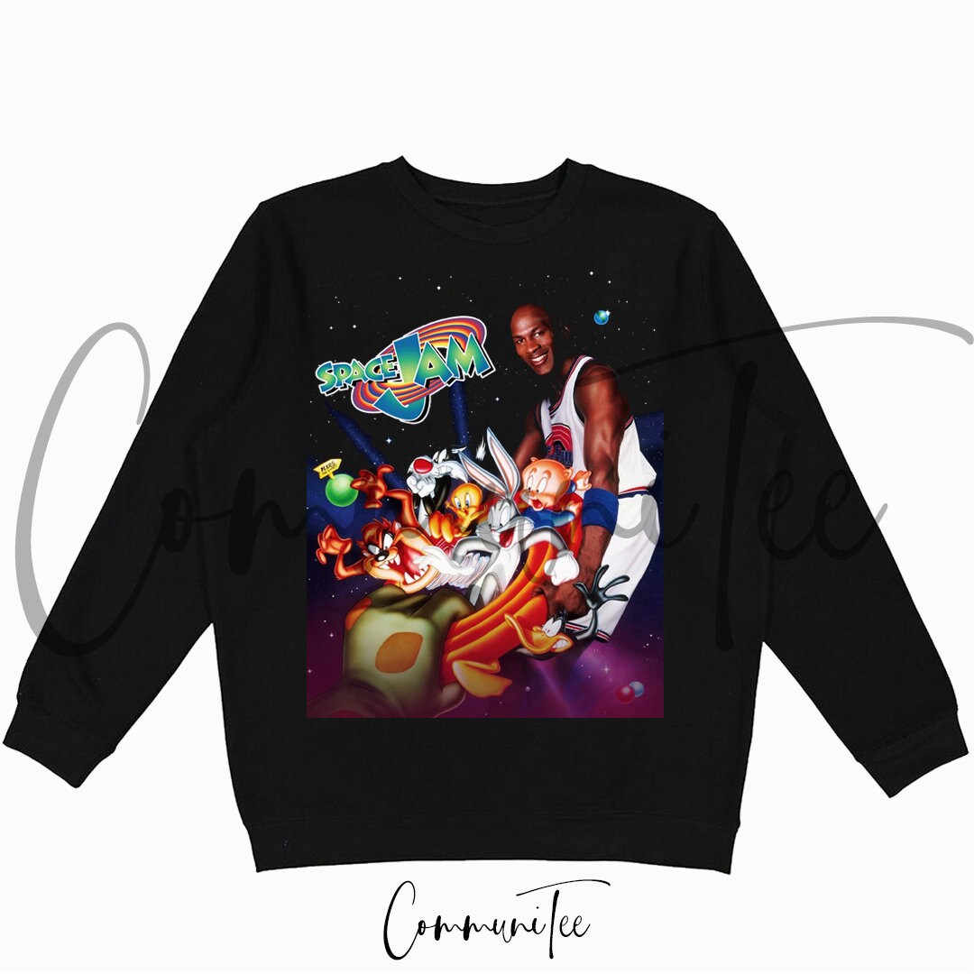 Space Jam Spacejam Michael Jordan Crewneck Comedy Movie Film - Etsy
