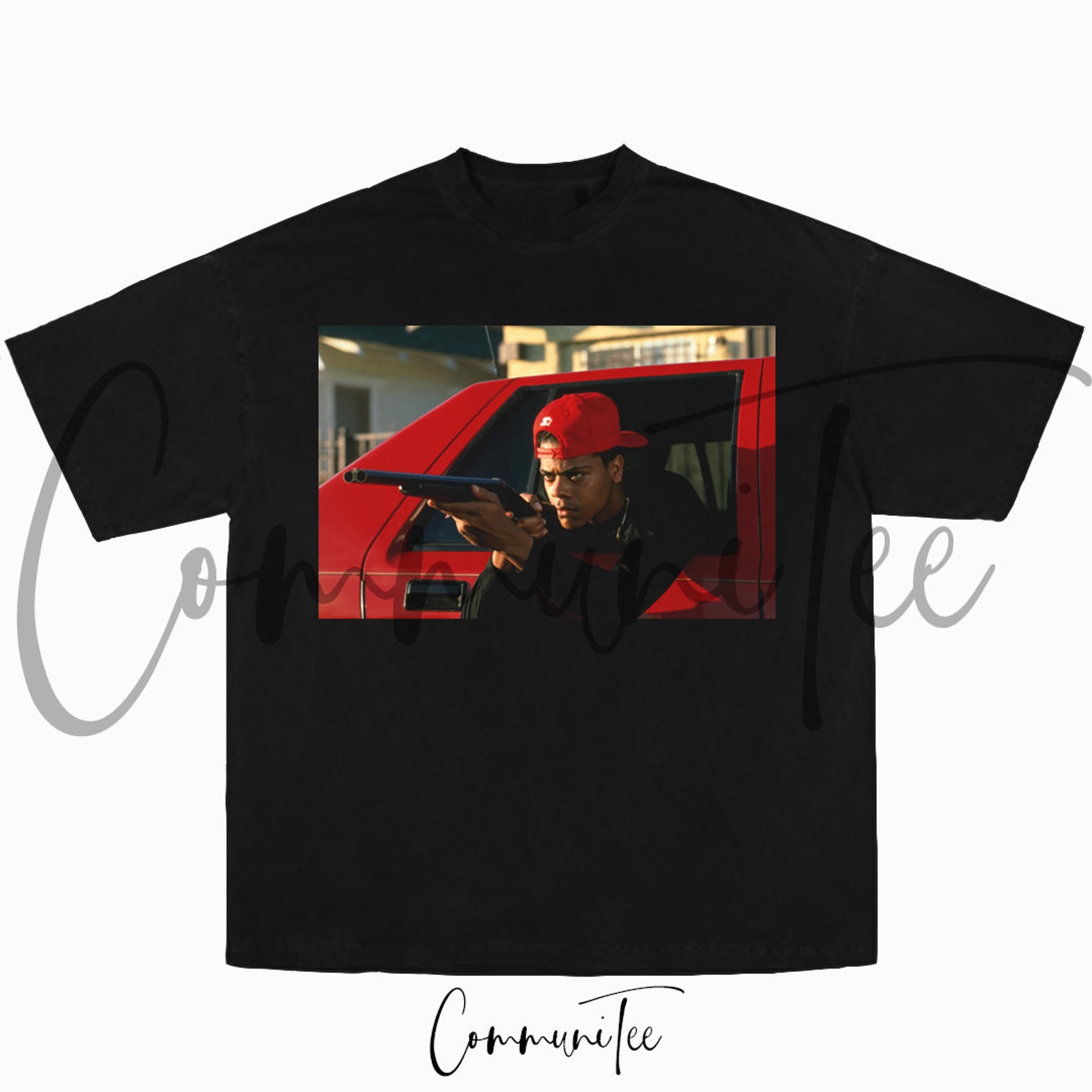 Boyz N the Hood Rap Tee Big Face Head Vintage 90s Style Graphic Hip Hop ...