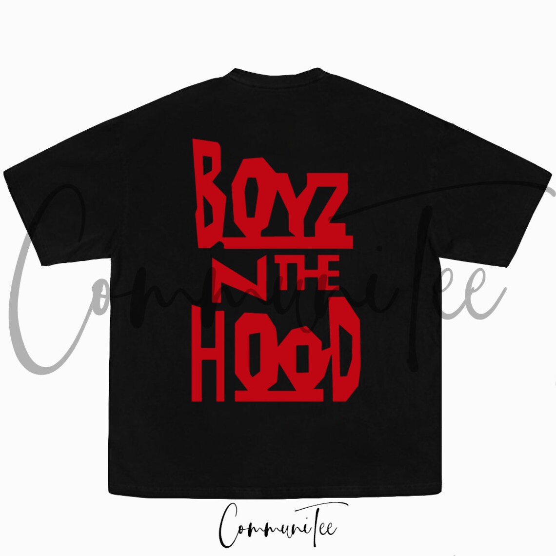 Boyz N the Hood Rap Tee Big Face Head Vintage 90s Style Graphic Hip Hop ...