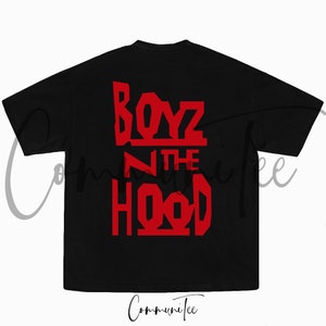 Boyz N the Hood Rap Tee Big Face Head Vintage 90s Style Graphic Hip Hop ...