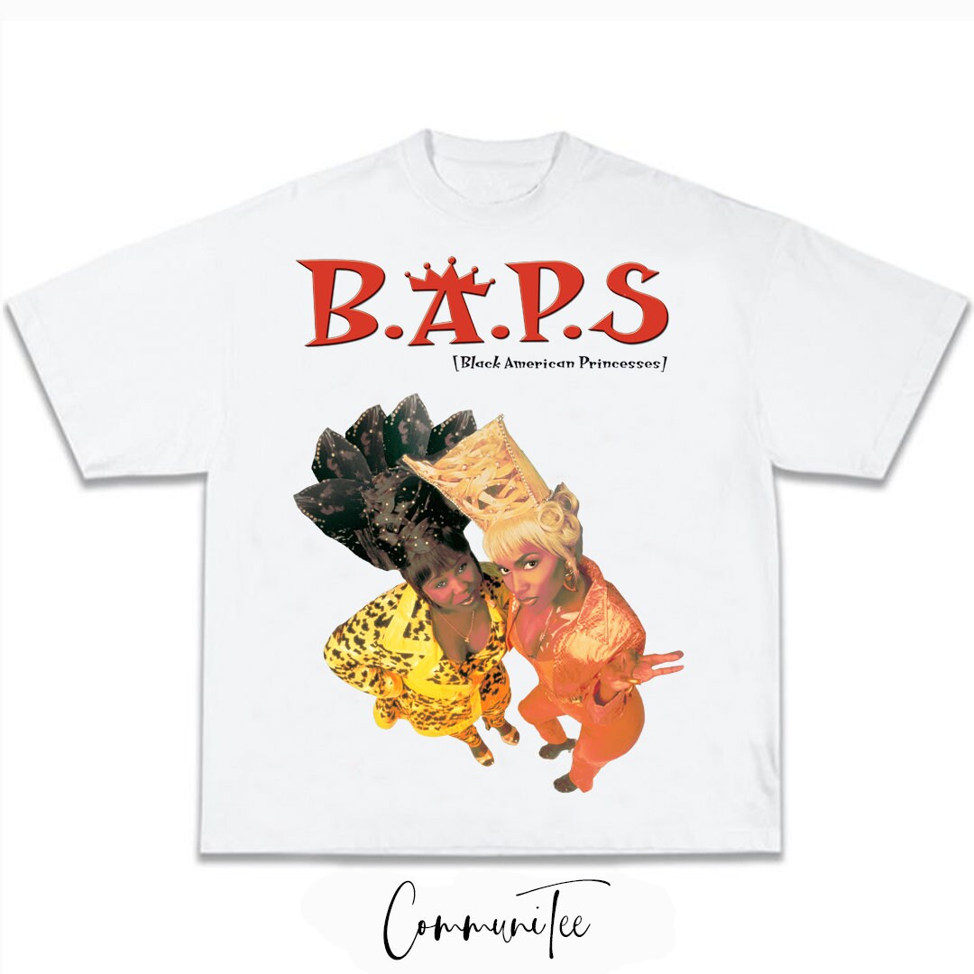 BAPS Black American Princesses Rap Tee Big Face Head Vintage - Etsy
