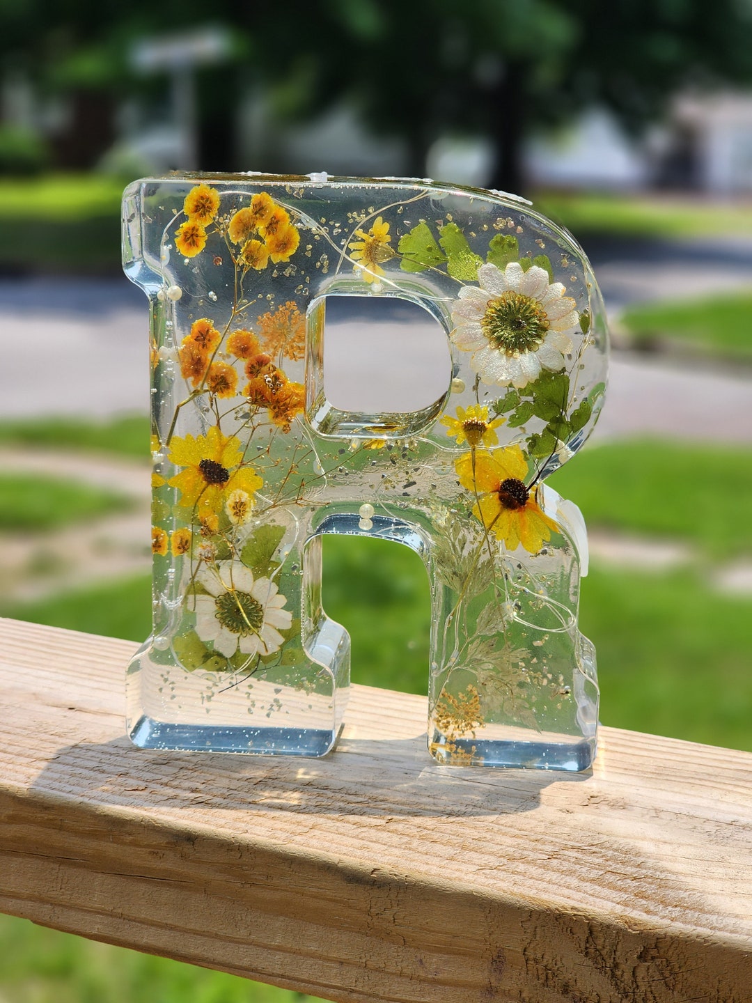 Custom LED Lighted Resin Letter Home Decor - Etsy