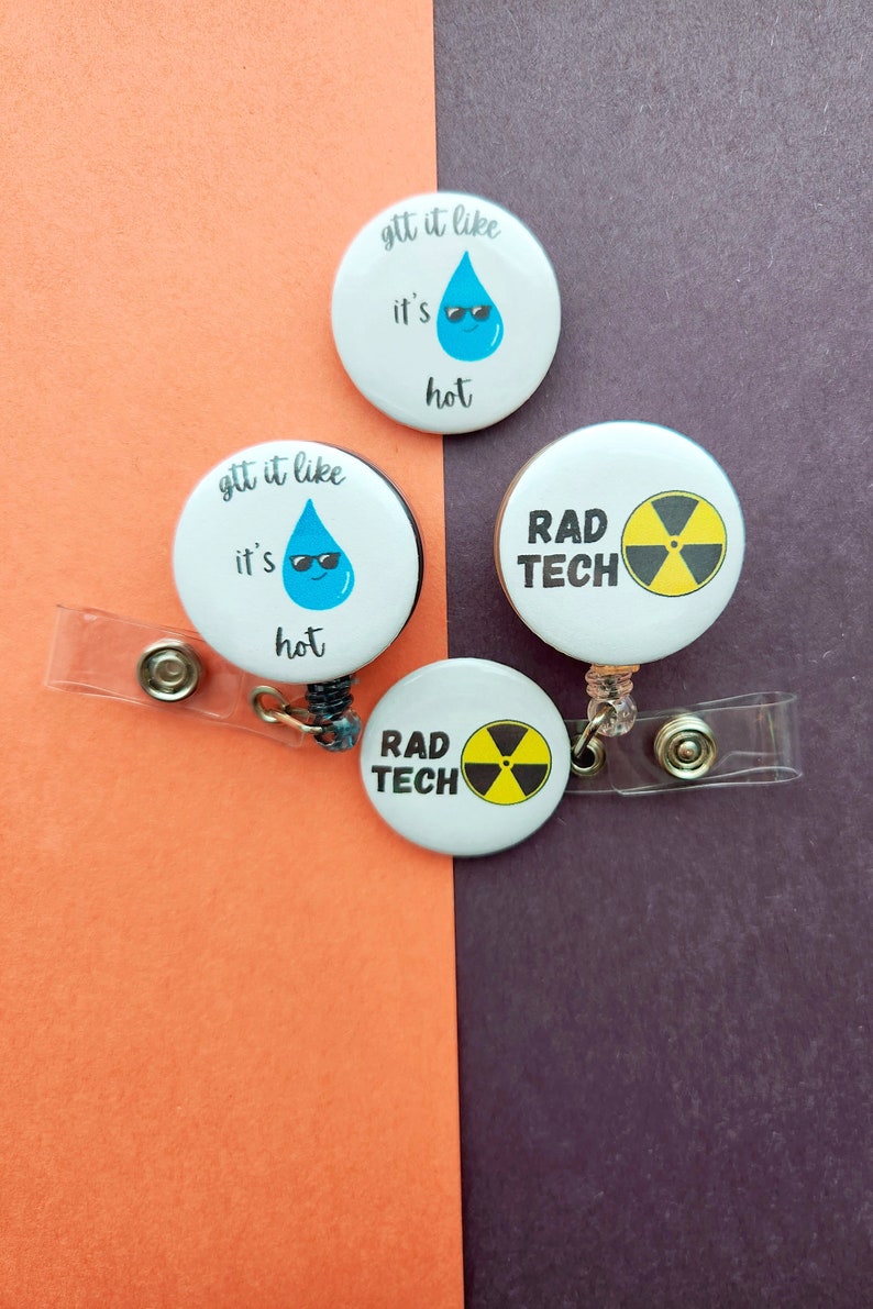 RAD TECH Button/pin for Radiology/xray/xray Tech - Etsy