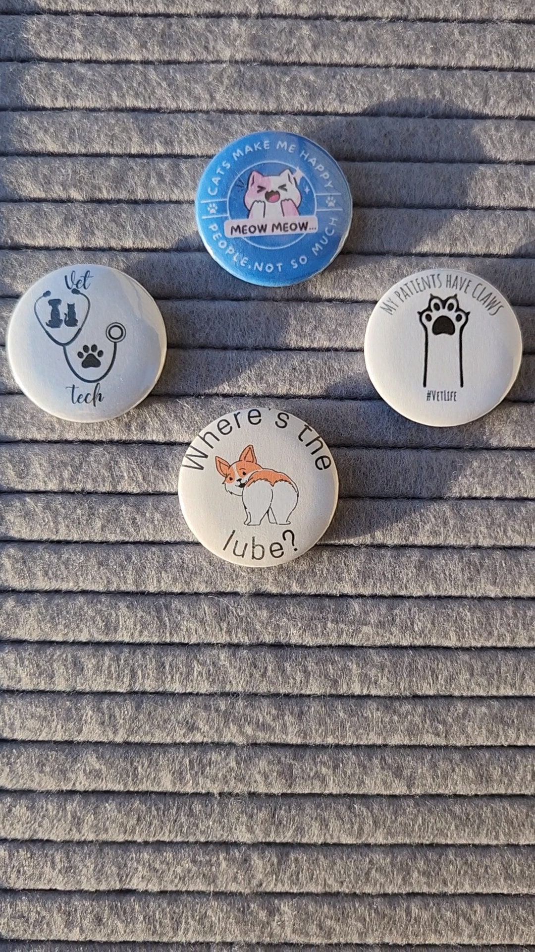 Vet/veterinary Button Pack - Etsy