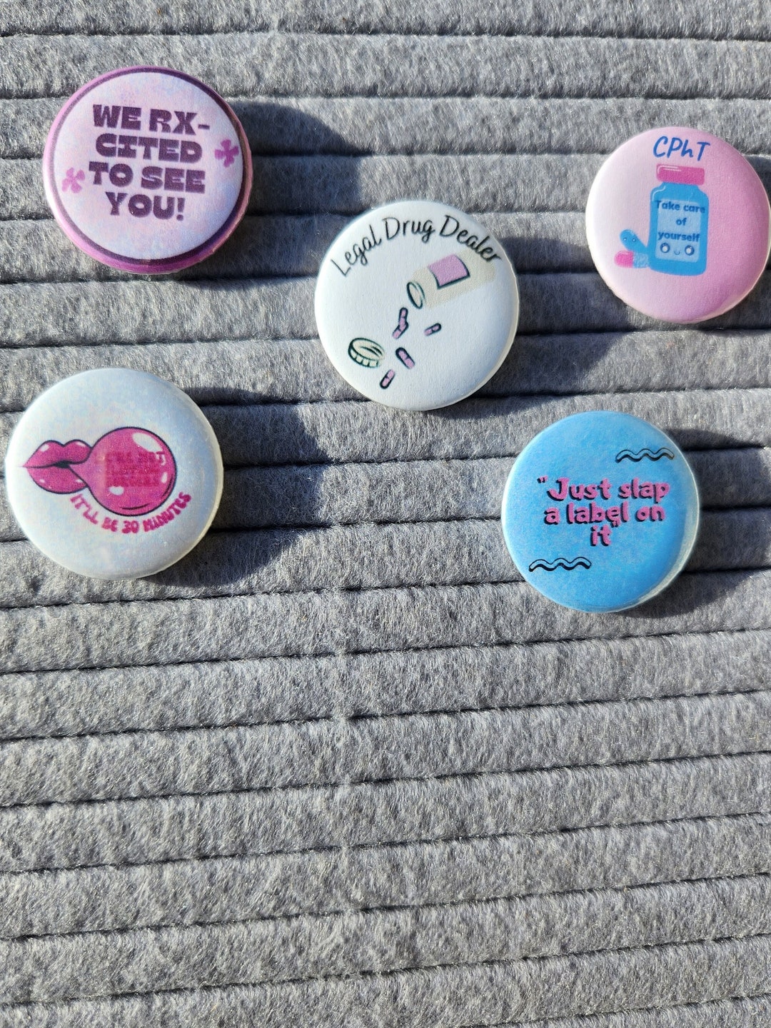 Pharmacy Button Pack - Etsy