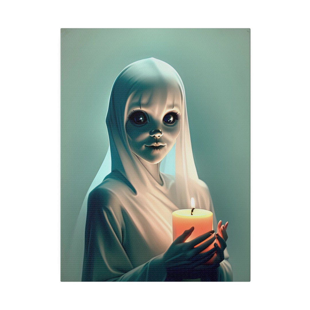 Spooky Ghost Girl With Terrifying Skin and Enchanting Scary - Etsy