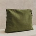 Minimal Olive Green Linen Wash Bag - Etsy